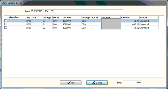 Regulation E Back Office > Regulation E > Cases > Edit Case > Sample ...